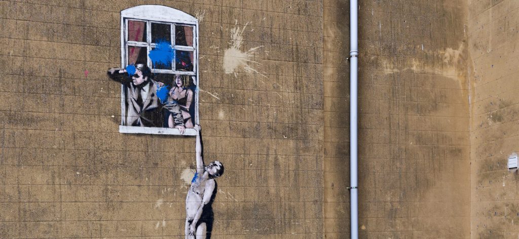 Banksy in Ukraine: Street Artist Reveals New Murals Around Kyiv